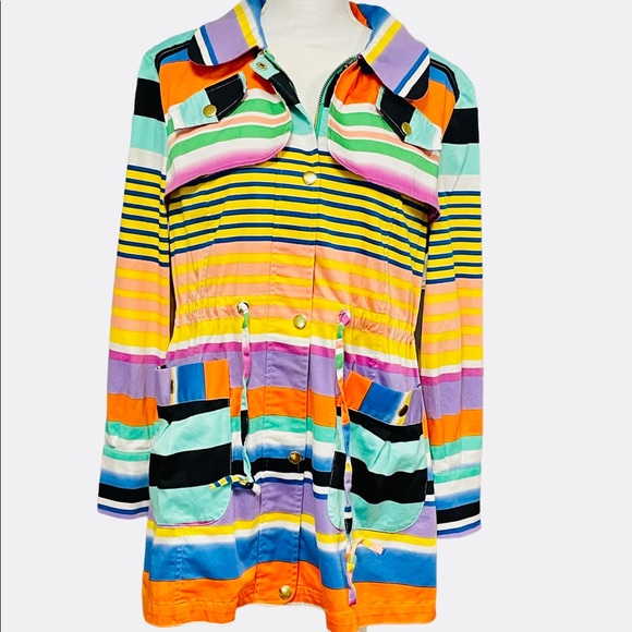 berek | Jackets & Coats | Vtg Berek Long Patterned Multicolor Jacket ...